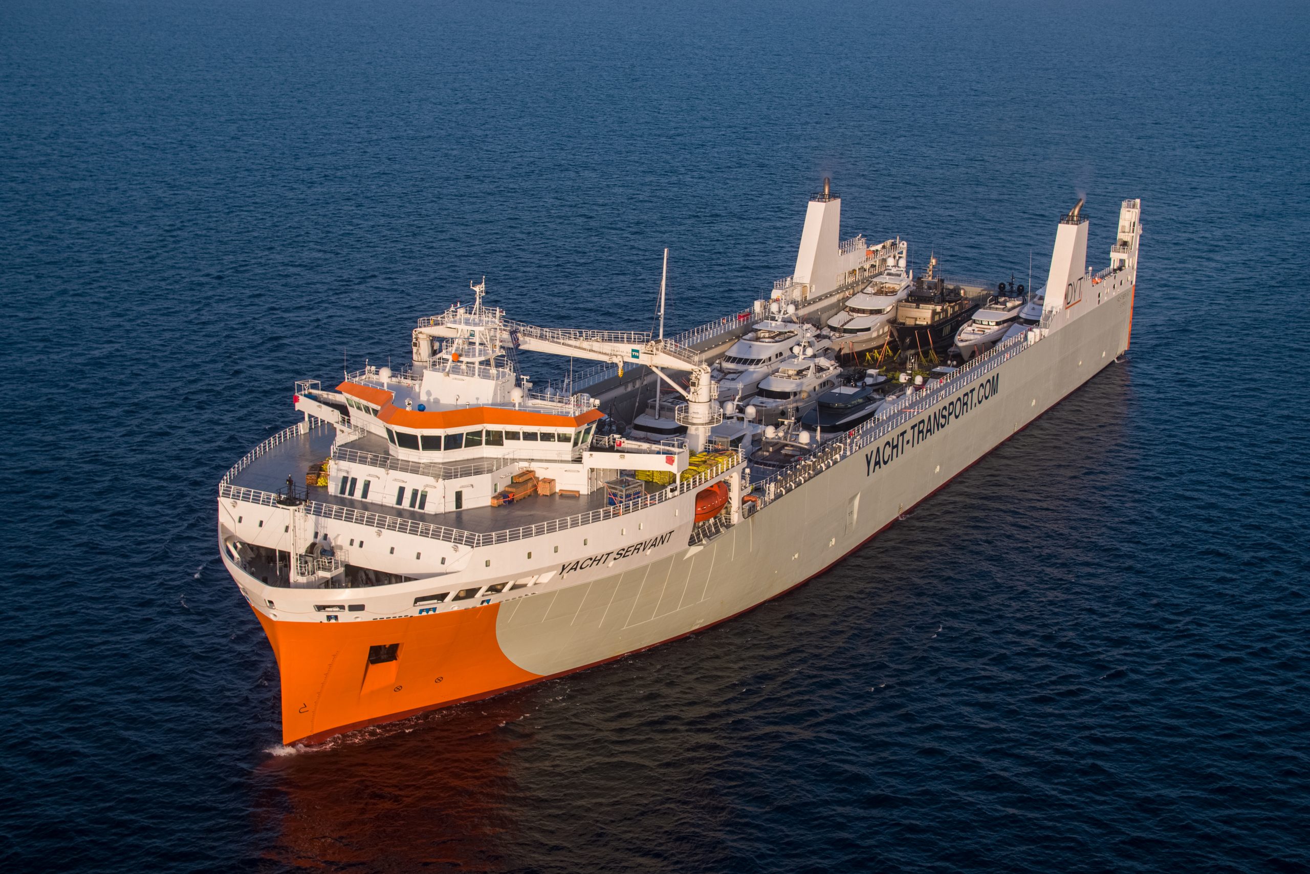 The Journey of the new yacht Servant - DYT Yacht Transport