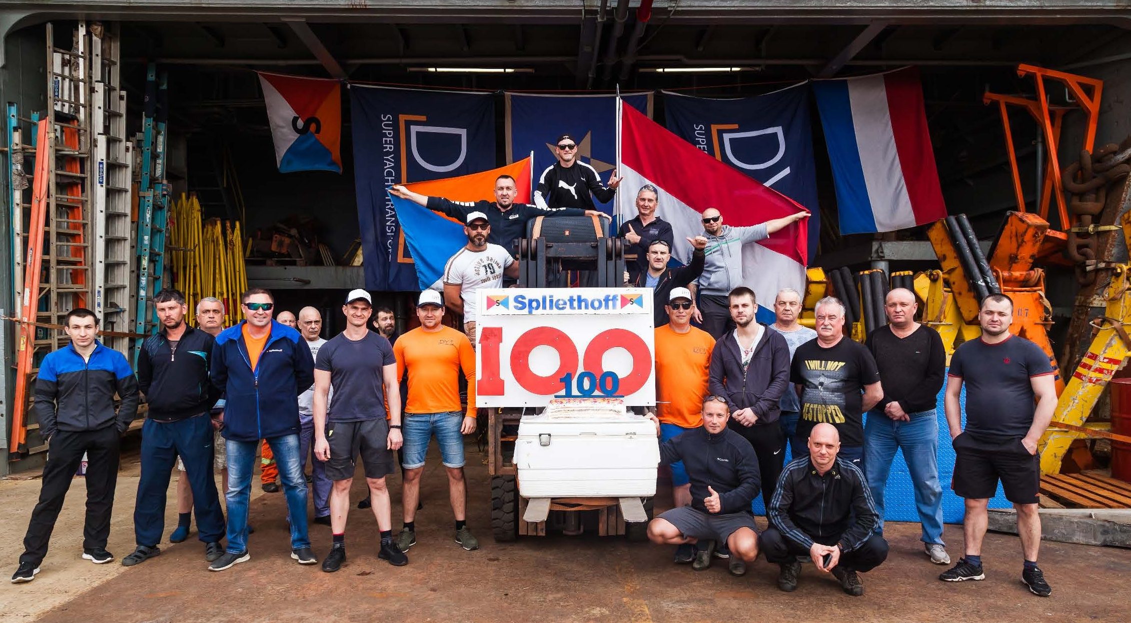 DYT congratulates Spliethoff on 100th anniversary - DYT Yacht Transport